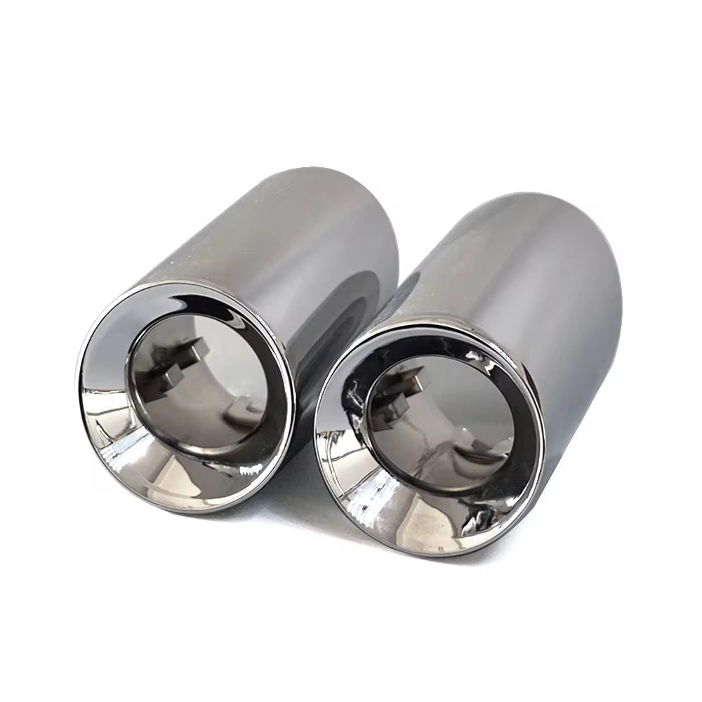 BMW Performance Slip-On Steel Exhaust Tips for BMW F22/F30/F32 Dual Ex ...