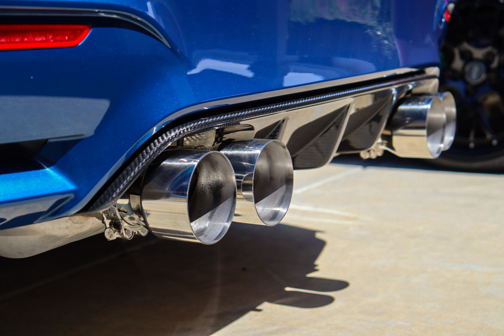 90mm Stainless Steel Exhaust Tips for BMW F80 M3 F82 M4 Inline Six Auto